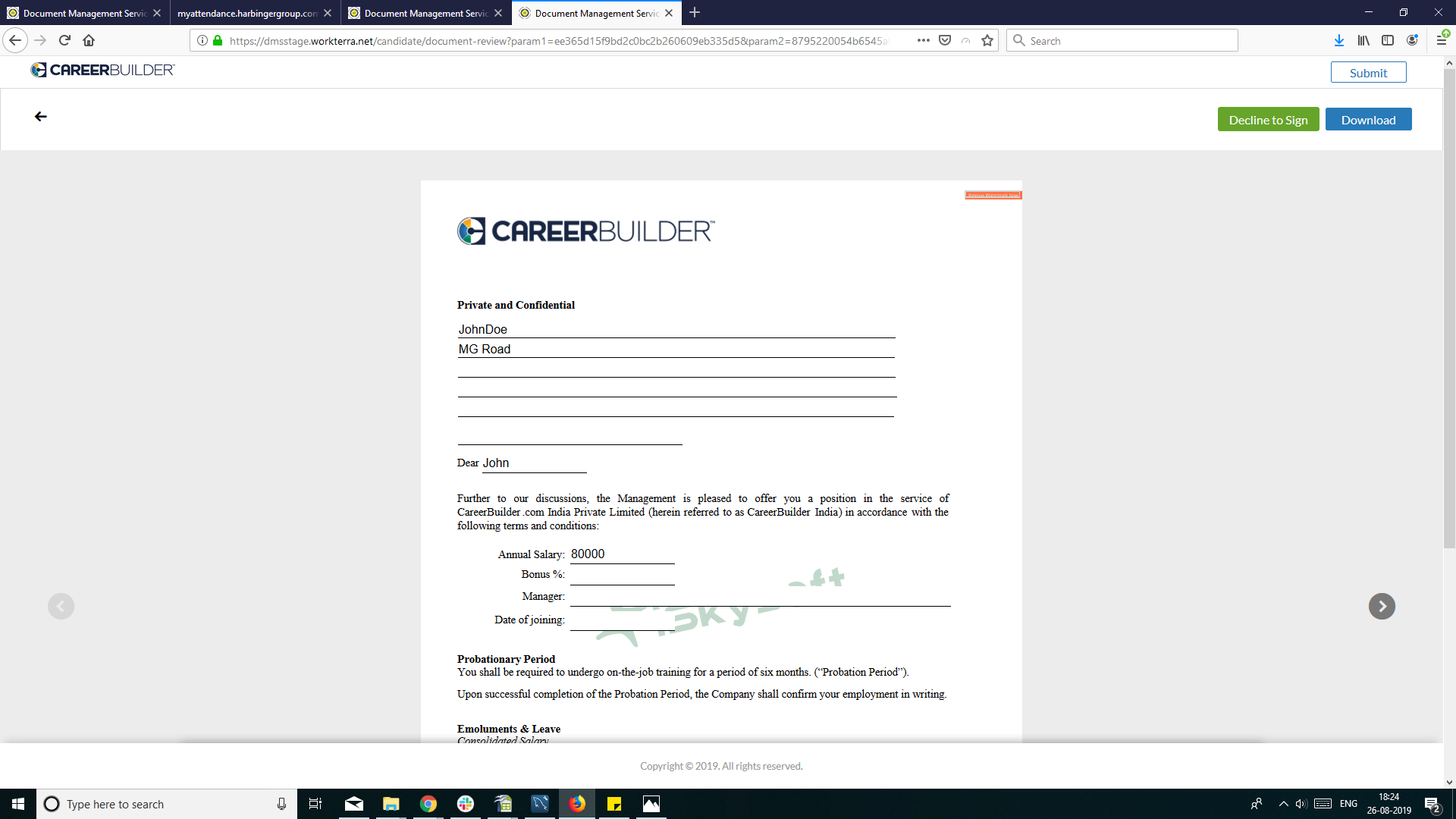 [DMS-1786] DMS | Prod | Decline | Download button hit area and ...