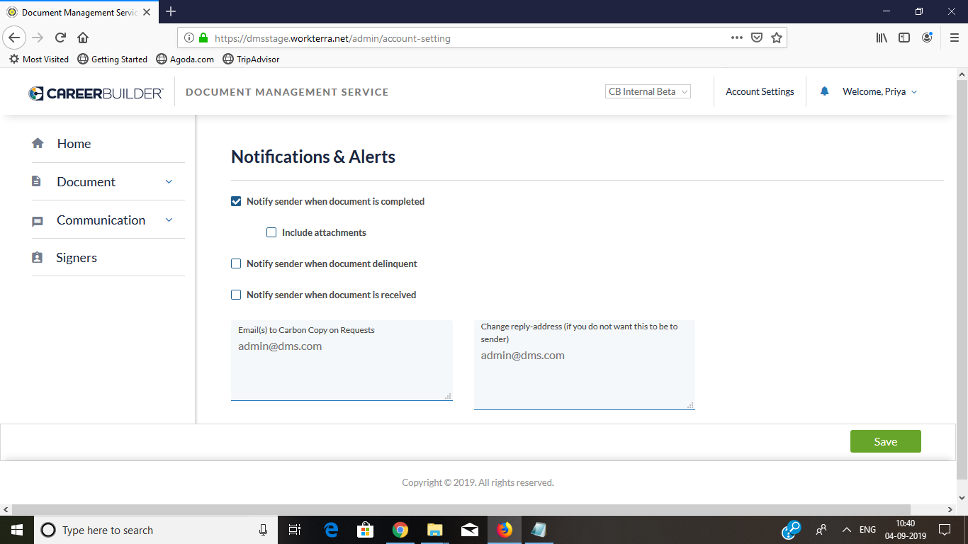 [DMS-1784] DMS | Preprod | Save button moved down - Workterra Jira