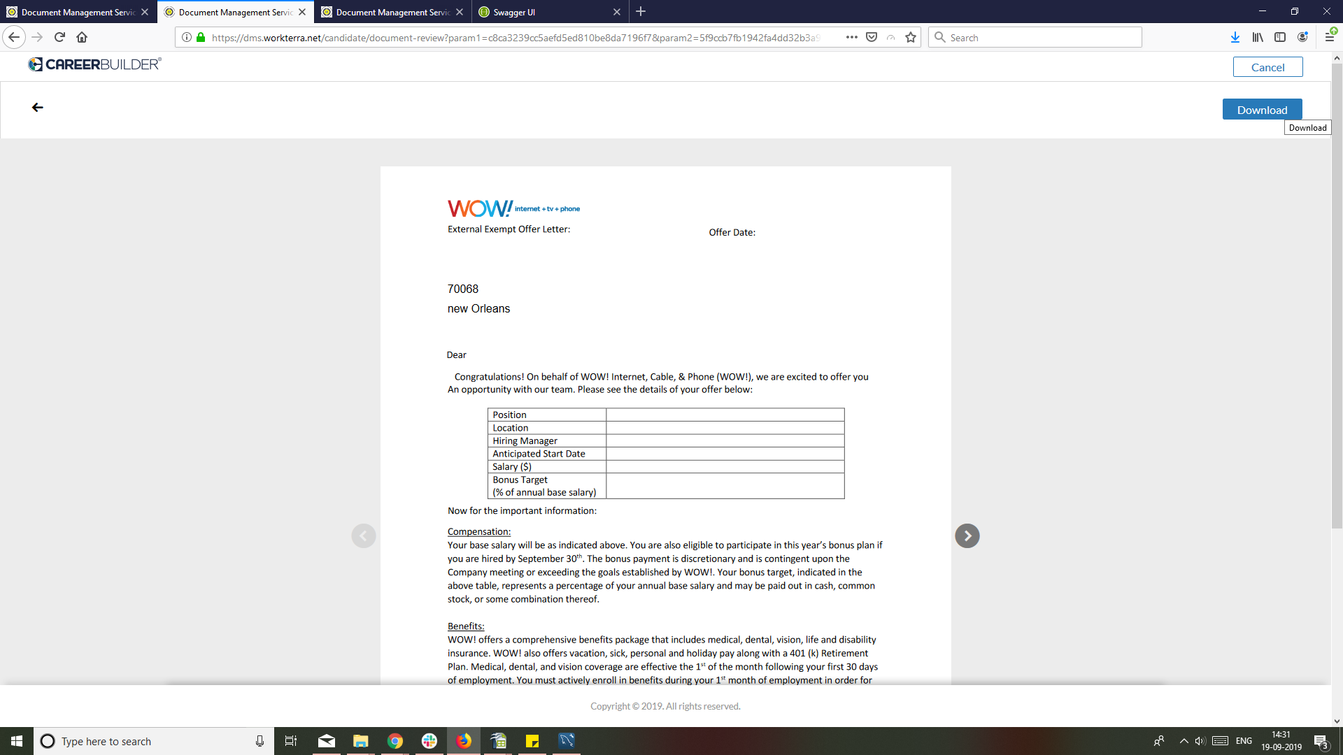 [DMS-1786] DMS | Prod | Decline | Download button hit area and ...