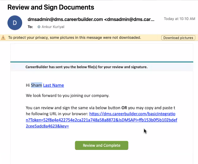 Dms 2304 In The Email The Last Name Token Isnt Replaced Workterra Jira