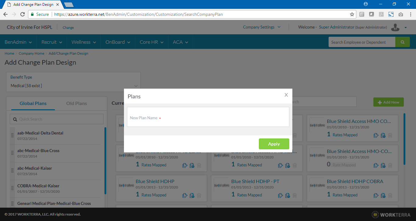Nf 4949 Ui Any Company Clone Plan Pop Up Plan Name Field Is Not Marked Mandatory