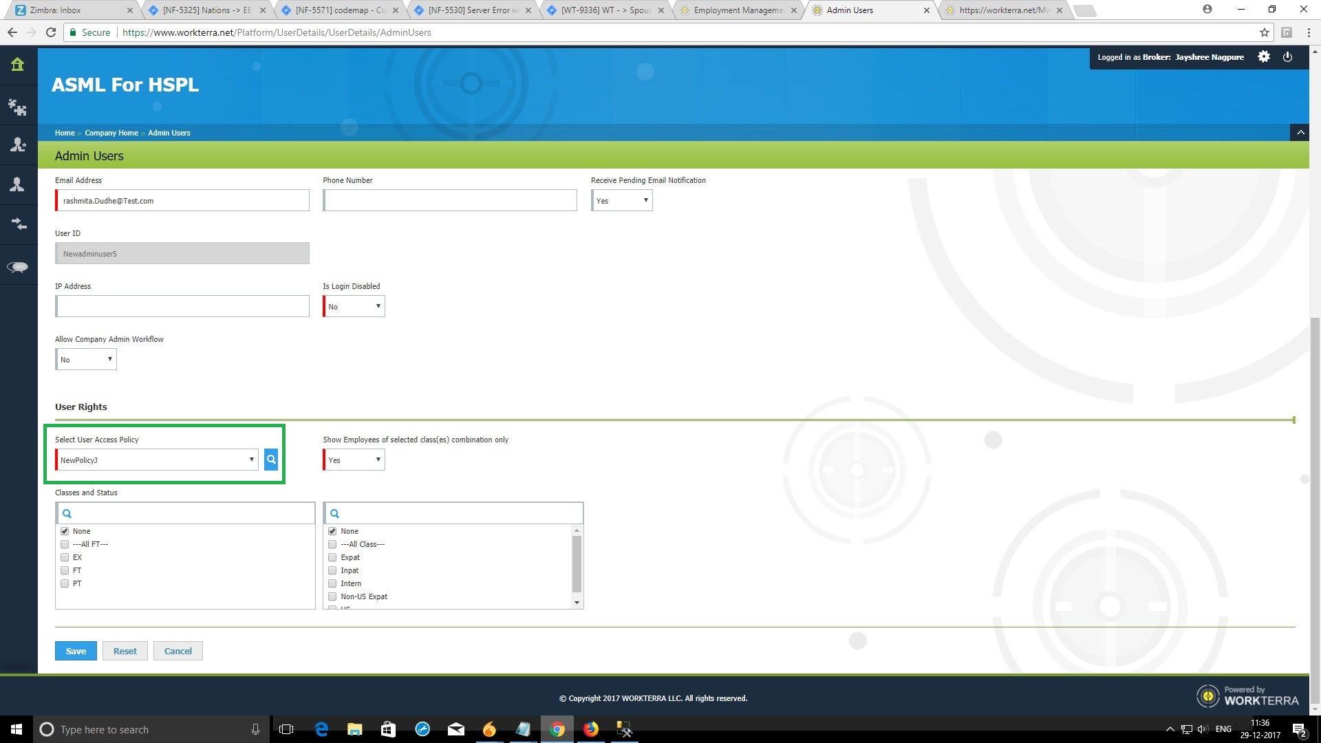 [WT-12462] Admin permissions dropped "UHC/UMR Admin Rights Policy ...